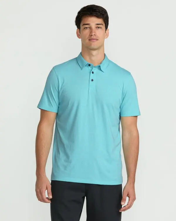 Volcom Wowzer Polo Short Sleeve Shirt - Poolside