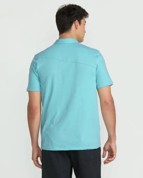 Volcom Wowzer Polo Short Sleeve Shirt - Poolside