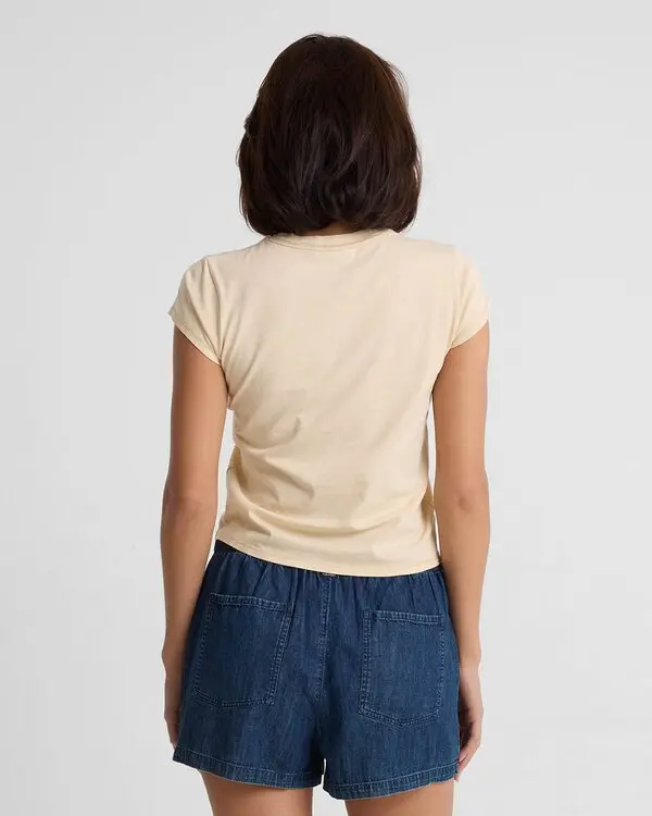 Volcom Lived In Lounge Stone Wash Short Sleeve Tee