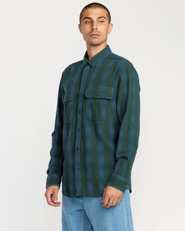 Volcom Shadowstone Flannel Long Sleeve Shirt