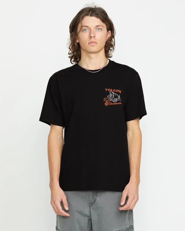 Volcom Pour Choices Short Sleeve Tee - Black