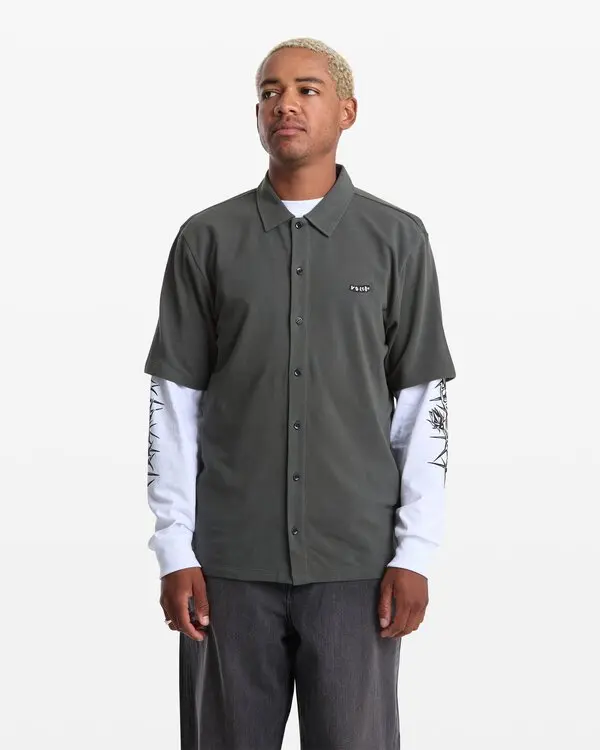 Volcom Chavo Button Down Short Sleeve Tee