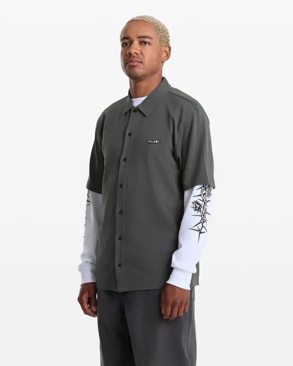 Volcom Chavo Button Down Short Sleeve Tee