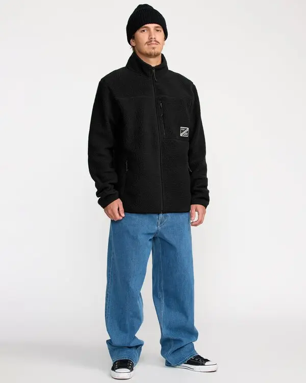 Volcom Nelson Sherpa Full Zip - Black