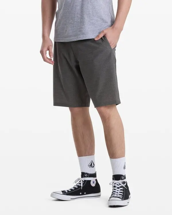 Volcom Frickin Cross Shred Mix Shorts - Sage Leaf