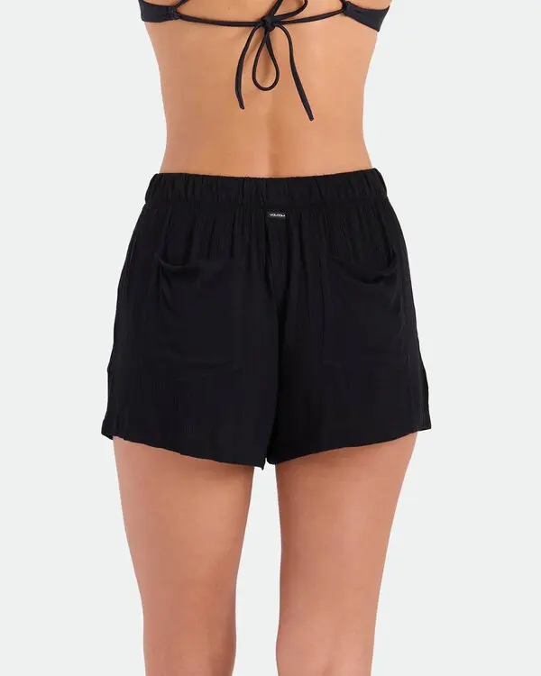 Volcom Tie-front Shorts - Black
