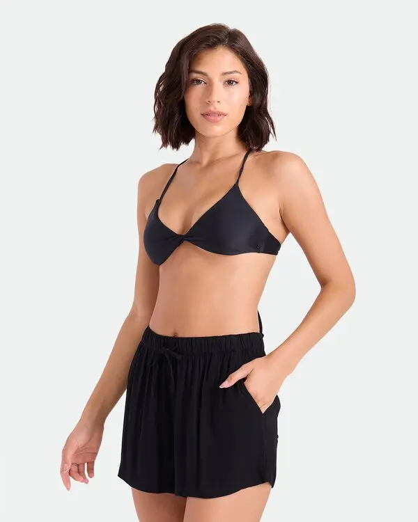 Volcom Tie-front Shorts - Black