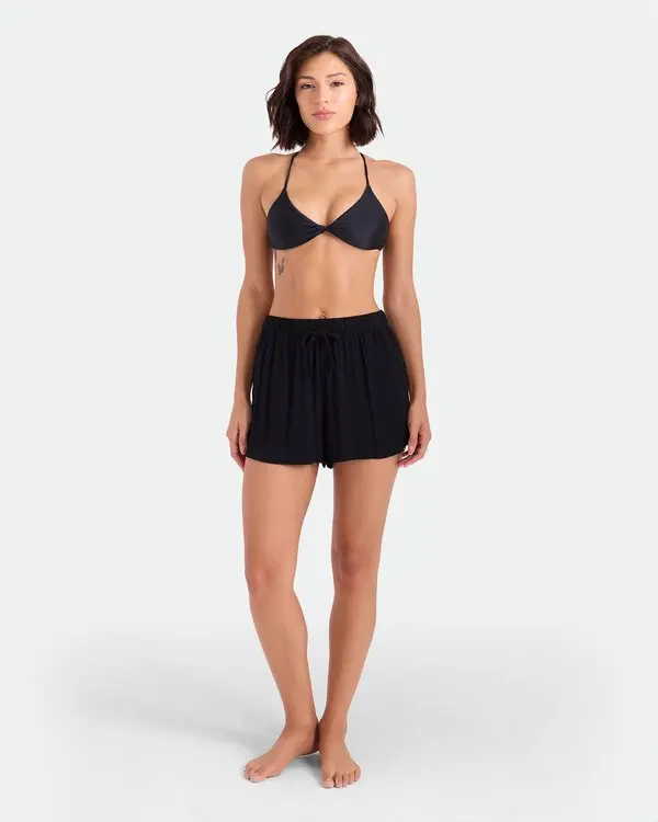 Volcom Tie-front Shorts - Black