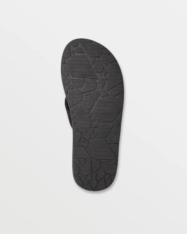 Volcom Recliner Thong Sandals - Gray Combo