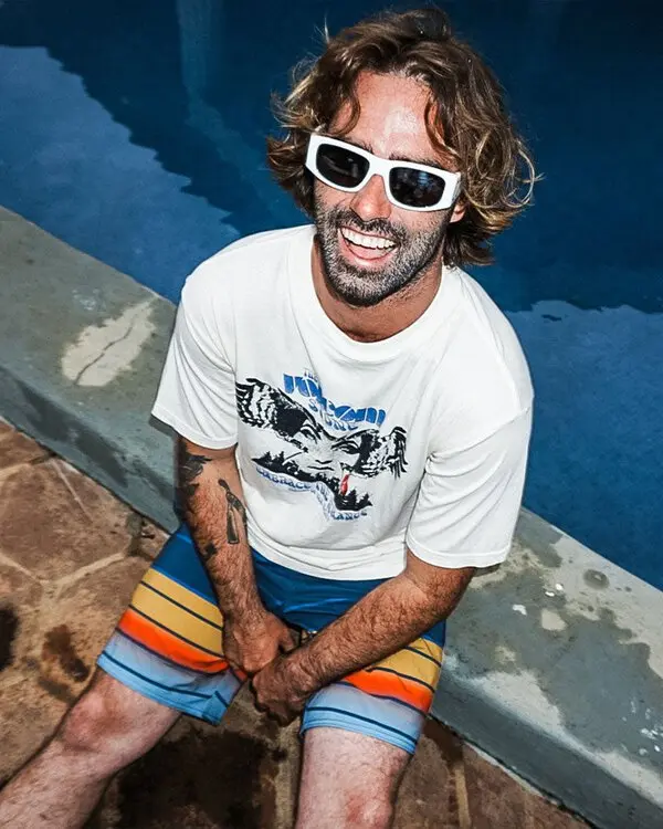 Volcom Sporty Polyester-elastane Blend Trunks - Deep Blue