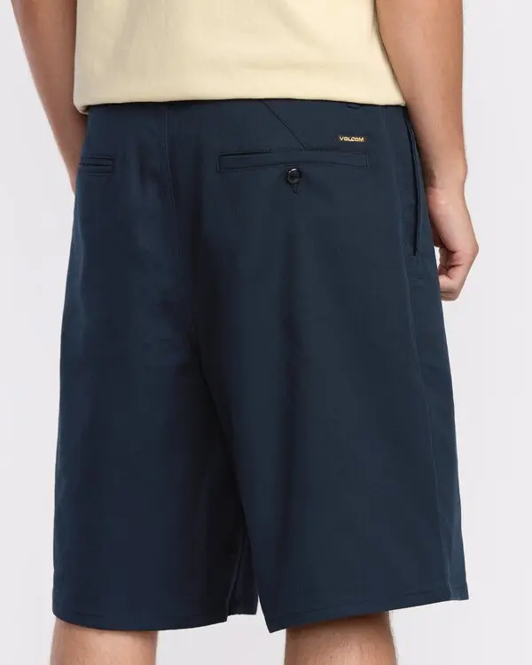 Volcom Billow Relaxed Chino Shorts - Navy