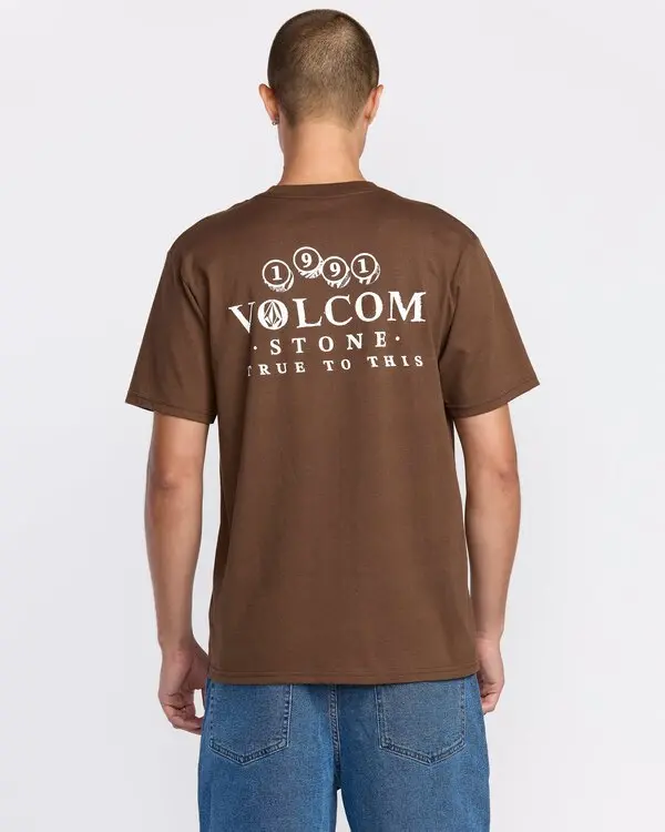 Volcom Veevo Short Sleeve Tee - Brownstone
