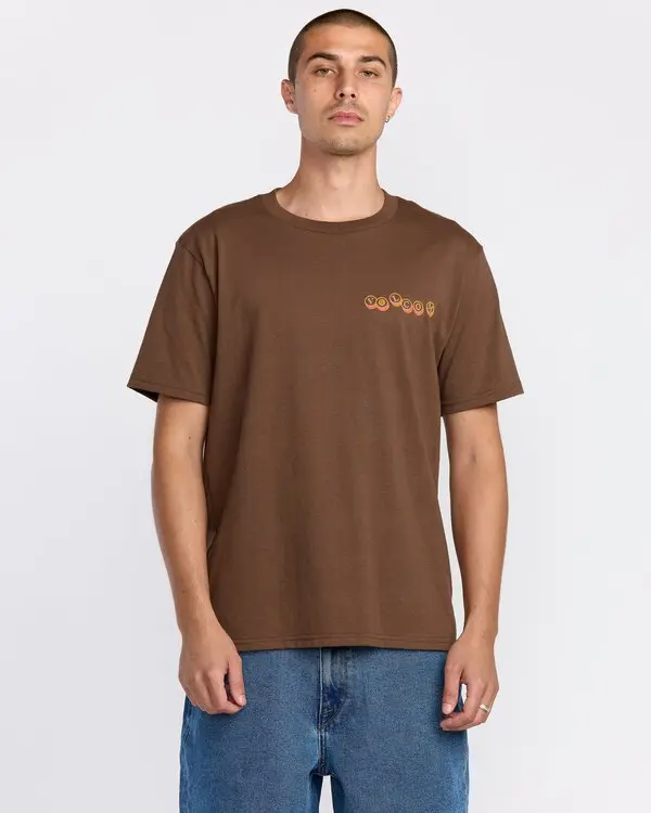 Volcom Veevo Short Sleeve Tee - Brownstone