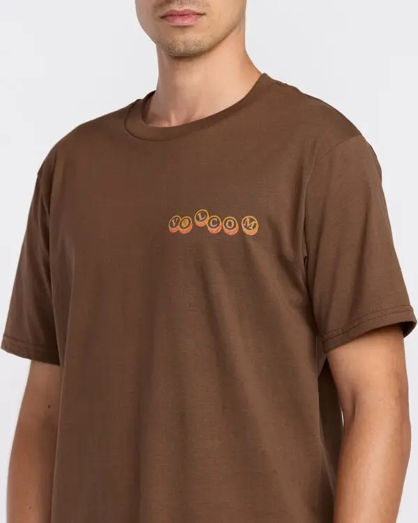 Volcom Veevo Short Sleeve Tee - Brownstone