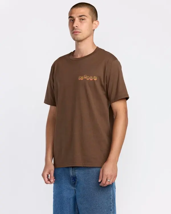 Volcom Veevo Short Sleeve Tee - Brownstone