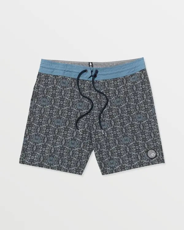 Volcom Psych Cotton Stretch Stoney 17 Board Shorts - Moonbeam