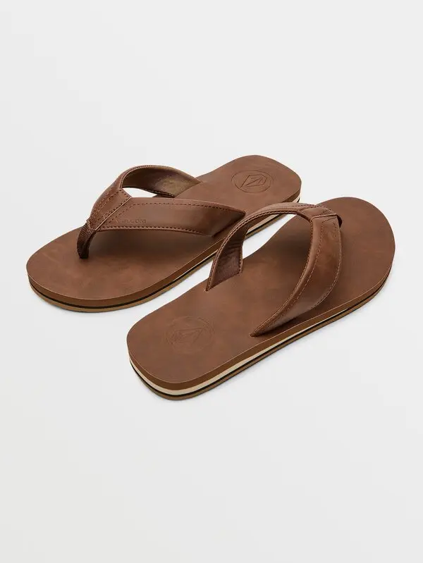 Volcom Victor Lx Sandals - Brown