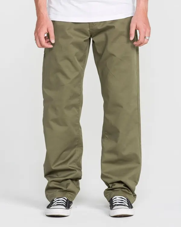 Volcom Frickin Relaxed Chino Pants - Olive