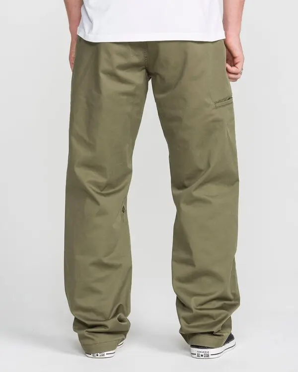 Volcom Frickin Relaxed Chino Pants - Olive