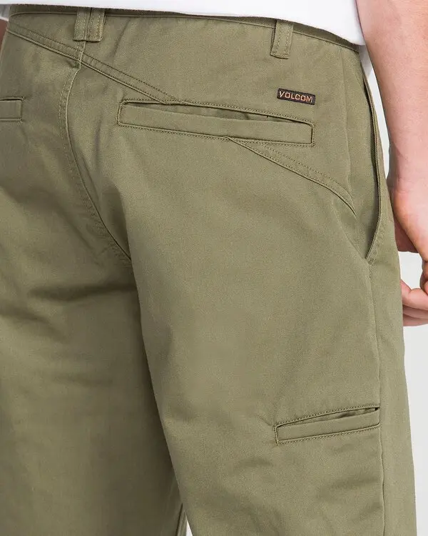 Volcom Frickin Relaxed Chino Pants - Olive