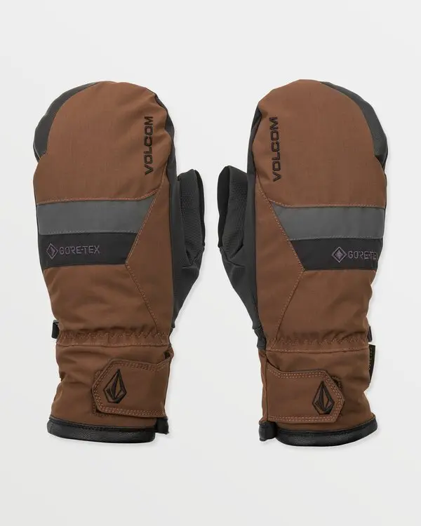 Volcom Stay Dry Gore-tex Mittens - Brown
