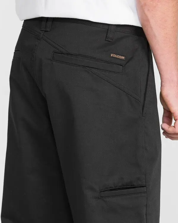 Volcom Frickin Relaxed Chino Pants - Black