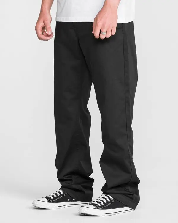 Volcom Frickin Relaxed Chino Pants - Black