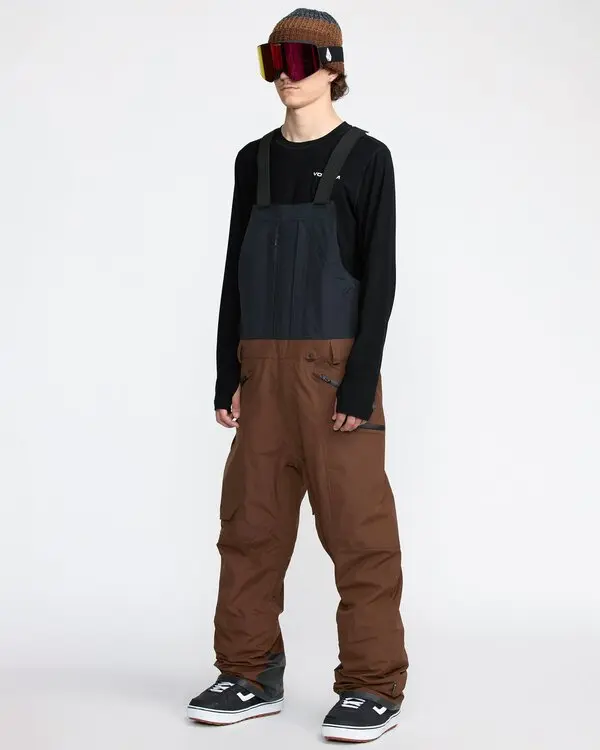 Volcom Rain Gore-tex Bib Overall - Brown