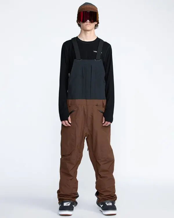 Volcom Rain Gore-tex Bib Overall - Brown