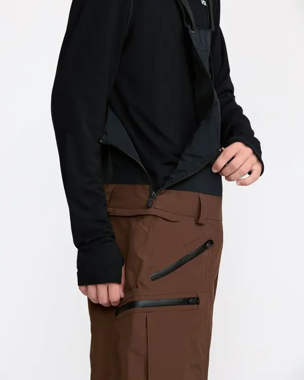 Volcom Rain Gore-tex Bib Overall - Brown
