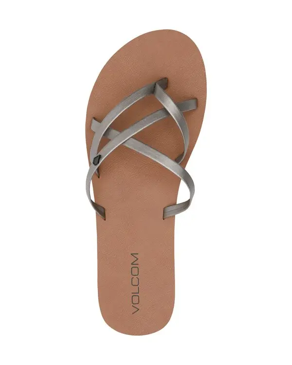 Volcom New School Ii Sandals - Old Gold