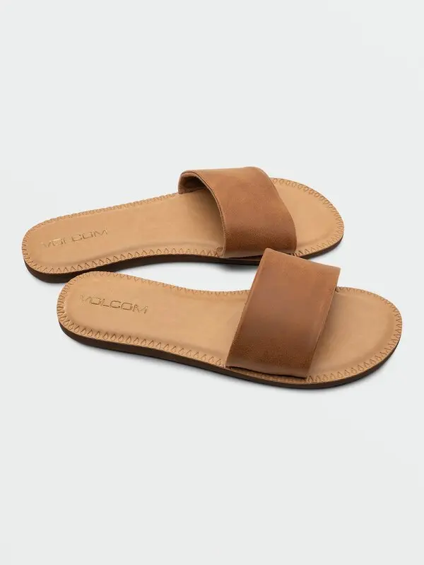 Volcom Simple Slides - Tan