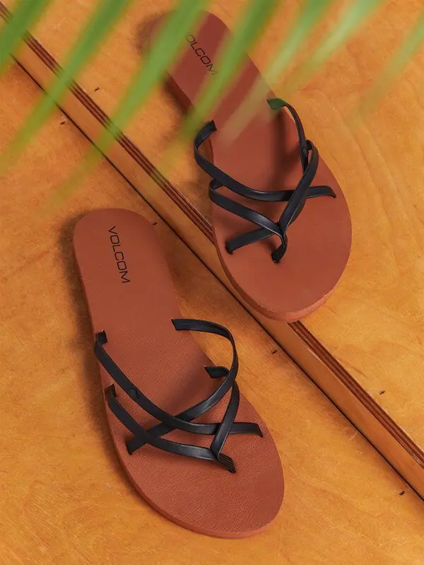 Volcom Strappy Sandals - Black