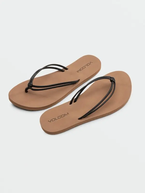 Volcom Forever And Ever Ii Sandals - Black