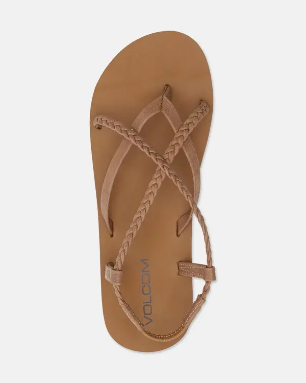 Volcom Thriller Sandals - Cognac