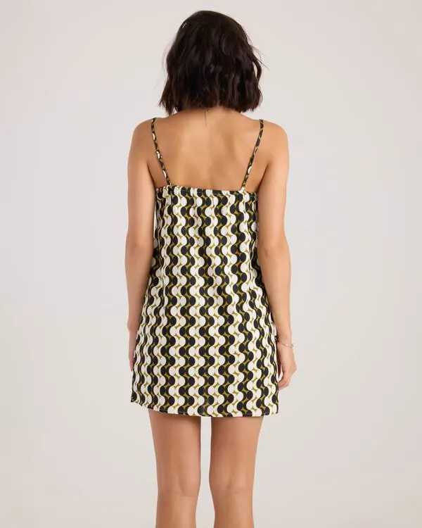 Volcom La Fronda Mini Dress - Black/natural
