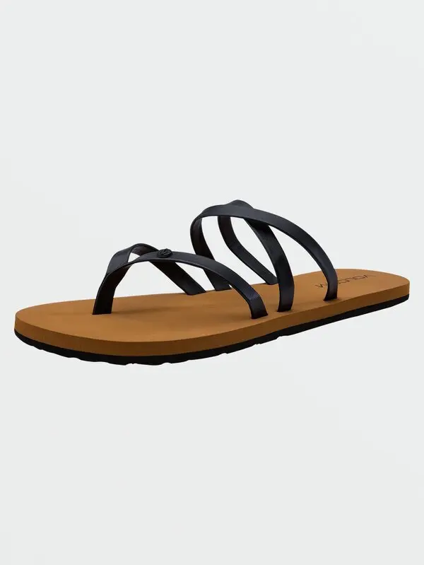 Volcom Easy Breezy Ii Sandals - Black