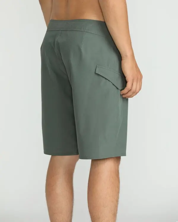 Volcom Lido Solid 20" Trunks - Light Olive