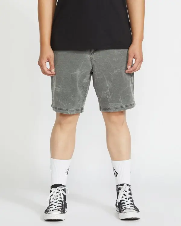 Volcom Stone Faded Hybrid Shorts - Stealth