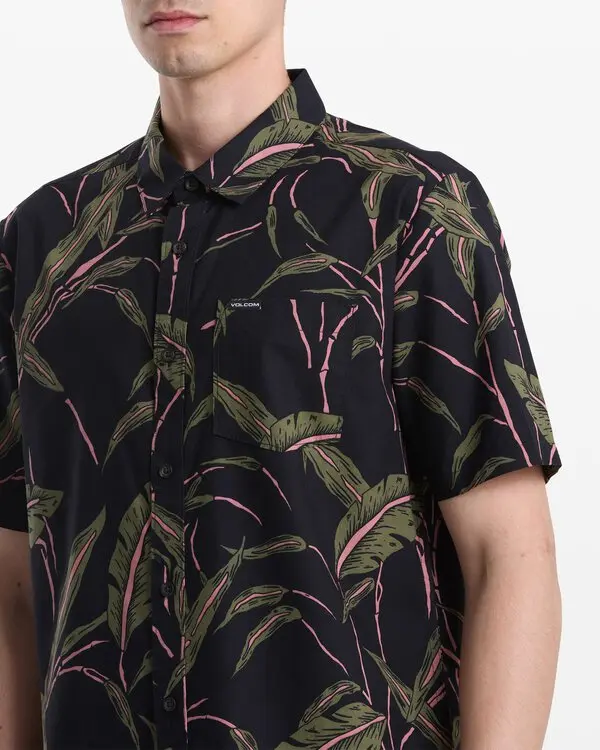 Volcom Markerstone Short Sleeve Shirt - Black