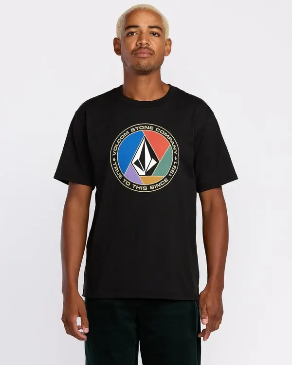 Volcom Circle Stone Short Sleeve Tee - Black