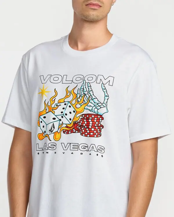 Volcom Pass Line Short Sleeve Tee - White