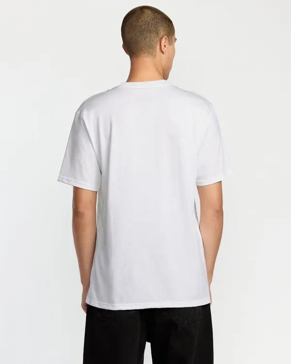 Volcom Pass Line Short Sleeve Tee - White