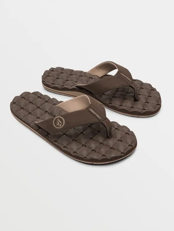 Volcom Recliner Sandals - Brown