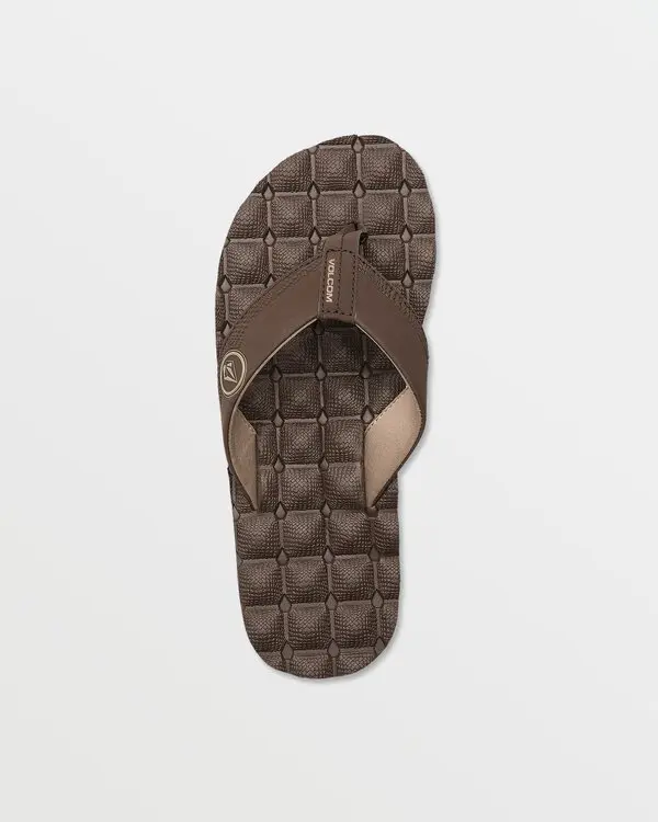 Volcom Recliner Sandals - Brown