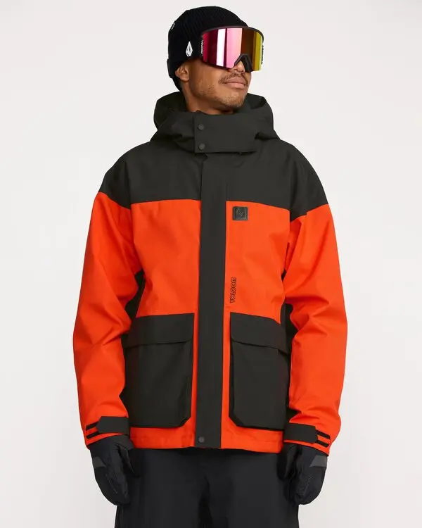 Volcom Kleveland Jacket - Orange Shock