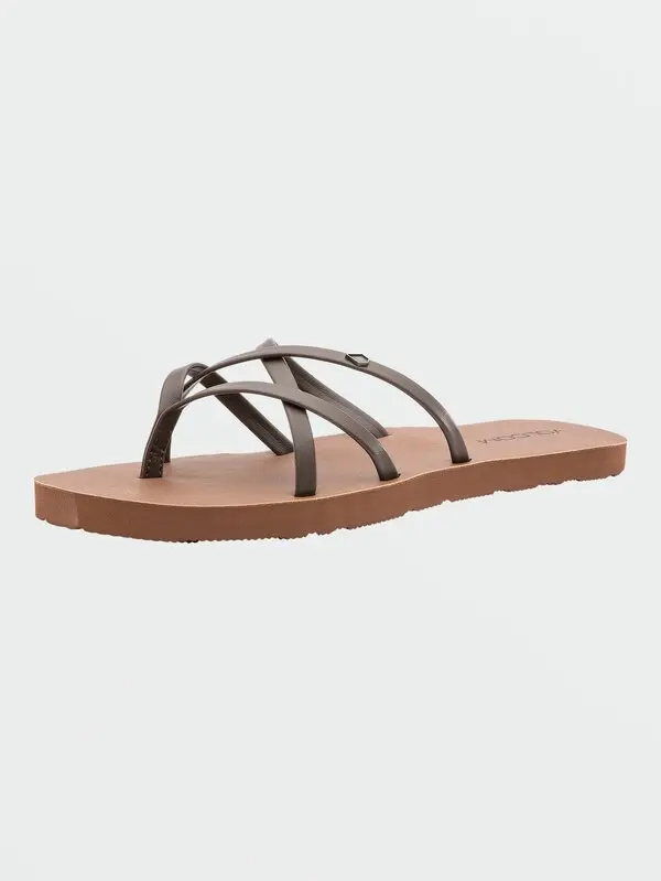 Volcom Strappy Sandals - Brown