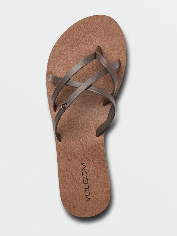 Volcom Strappy Sandals - Brown
