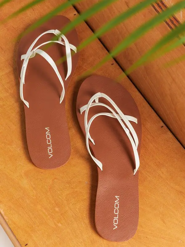 Volcom Strappy Sandals - White