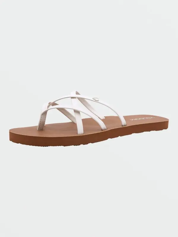 Volcom Strappy Sandals - White